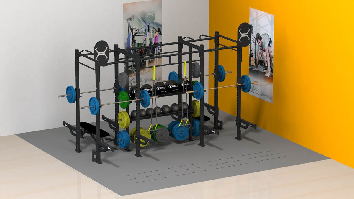 X-RACK – 400 SQUARE FEET 20′ X 30′ – Torque Fitness - Commercial