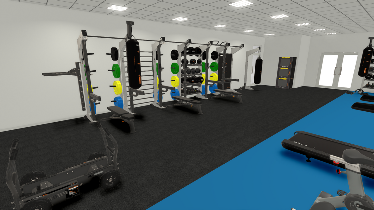 X-Create Lifting Wall Concept – Torque Fitness - Commercial