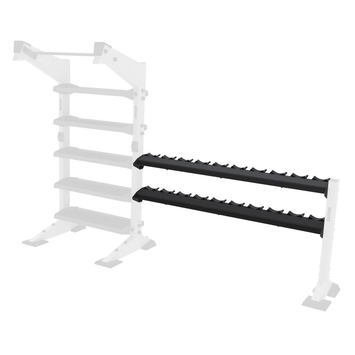 8FT (2.4M) Saddle Dumbbell Rack Module – Torque Fitness - Commercial